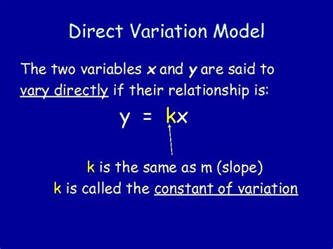 algebra 4 5 direct variation direct variation