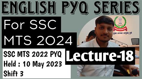 English Pyq Series For Ssc Mts Ssc Mts English Paper