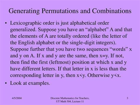 more combinatorics sections ppt download