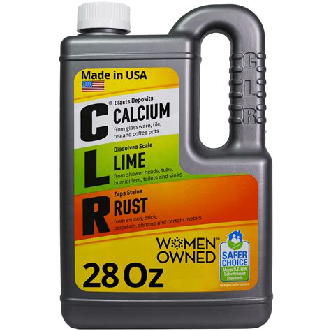 Clr Calcium Lime Rust Remover Household Cleaner Oz Bottle