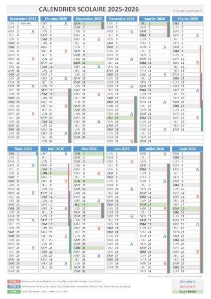 Calendrier Scolaire Dates Officielles Dela Rentr E Et Des