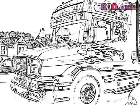 Imagens De Caminhoes Para Colorir Coloring City