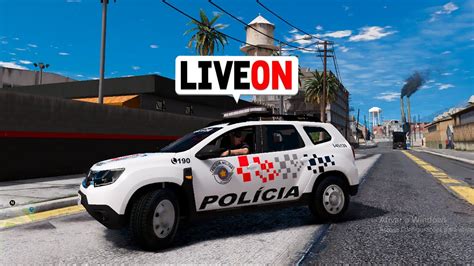 GTA RP AO VIVO POLICIAIS NO COMBATE AO CRIME RÁDIO PATRULHA YouTube