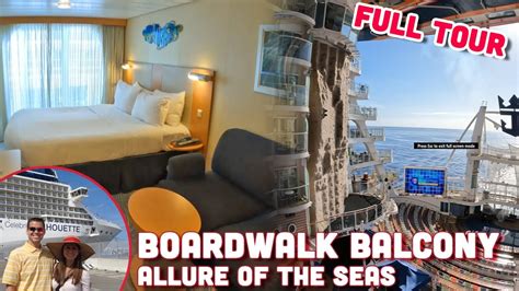 Boardwalk View Balcony Full Tour Allure Of The Seas Royal Caribbean