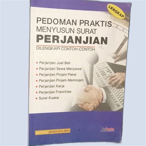 Jual Original Buku Pedoman Praktis Menyusun Surat Perjanjian Dilengkapi