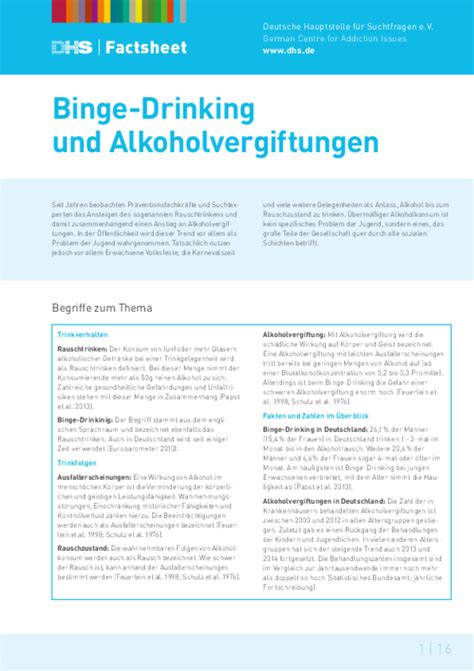 Factsheets Aktionswoche Alkohol 2024