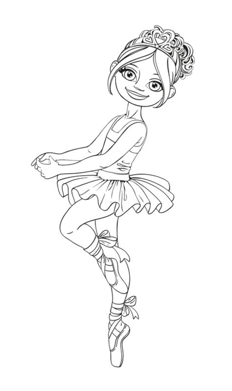 Dessin Danseuse Coloriages Imprimer