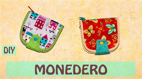 Cómo hacer un monedero de tela YouTube