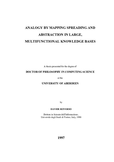 pdf analogy by mapping spreading and abstraction in large multifunctional knowledge bases
