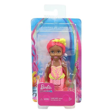 Mu Eca Chelsea Sirena Barbie Dreamtopia Inch Con Pelo Y Cola Color