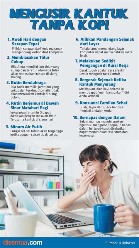 Cara Menghilangkan Rasa Ngantuk Di Pagi Hari HOBINGEBLOG