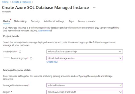 Getting Started With Azure Sql Managed Instance