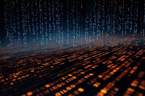 Binary Code Digital Technology Background Made With Zeros And Ones