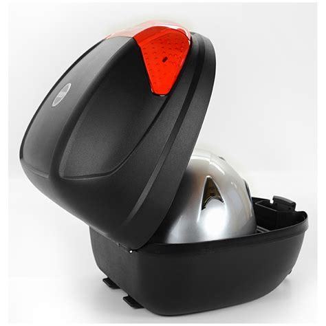 Top Case MONOLOCK GIVI E300 N2 30 litres noir gaufré avec catadioptres