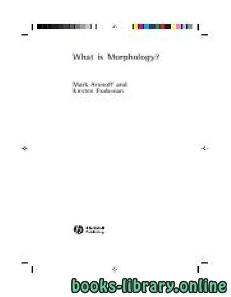 What Is Morphology