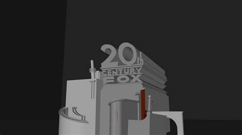 20th Century Fox 1935 Black Logo Remake 3D Warehouse