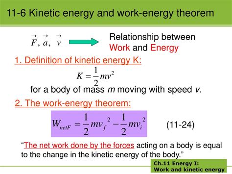 Ppt Ch Energy I Work And Kinetic Energy Powerpoint Presentation