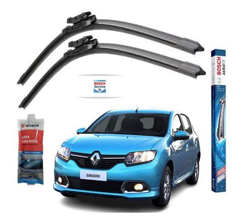 Limpa Para Brisa Sandero 2015 A 2020 Par Palheta Limpador Original