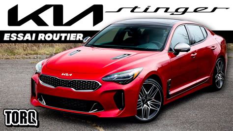 Kia Stinger GT 2022 Essai Routier YouTube