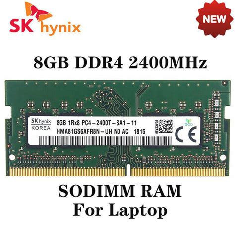 SK Hynix 8GB DDR4 2400MHz 2133MHz 2666MHz 3200MHz PC4 2400T Laptop Ram