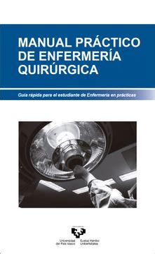 Libro Manual Practico De Enfermeria Quirurgica Guia Rapida Para El