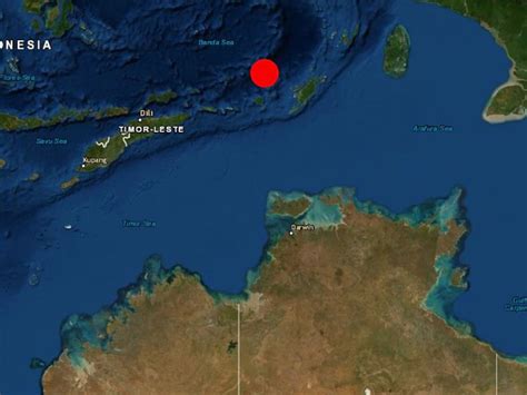 Gempa Magnitudo 7 3 Di Laut Banda Terasa Hingga Darwin Australia