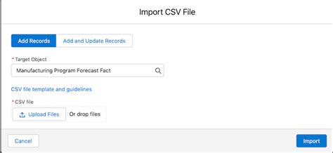 Import Data From A CSV File