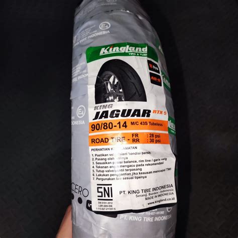 Jual JAGAT Ban Motor Matic Kingland King Jaguar RTX 5 90 80 14 Tubeless