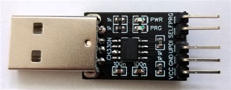 attiny1604 updi programmer easyeda open source hardware lab