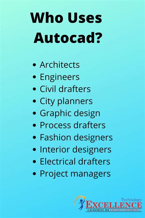 Discover The Many Users Of Autocad