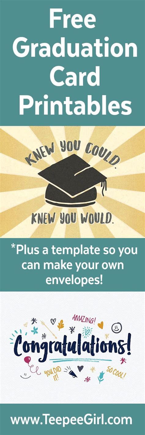 Free Graduation Cards Plus Envelope Template Graduation Funny