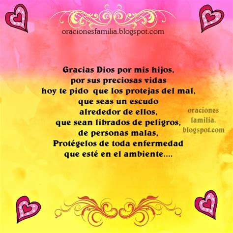 Dios mío protege a mis hijos Oración por Protección Oraciones de la