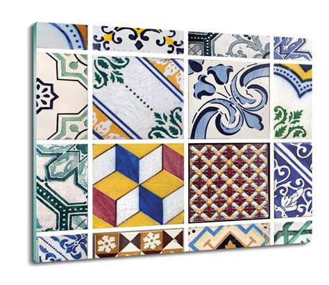 Deska Splashback Druk Mozaika Portugalia 60x52 ArtprintCave