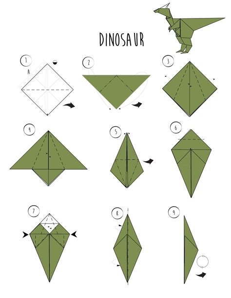 How To Make Origami Dinosaurs