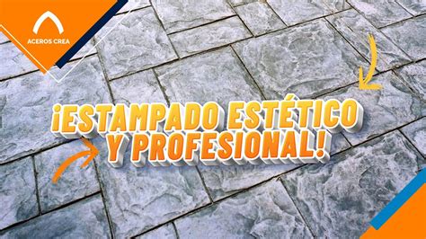 Concreto estampado Descubre cómo hacerlo fácil y rápido YouTube