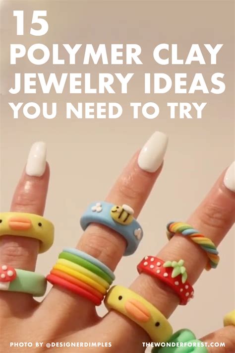 15 Polymer Clay Jewelry Ideas You Need To Try Wonder Forest