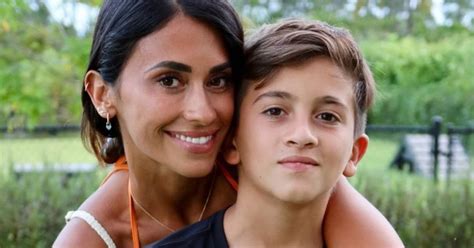 Antonela Roccuzzo celebra el cumpleaños de Thiago Messi en Instagram