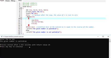 palindrome program in c sharp tutorial