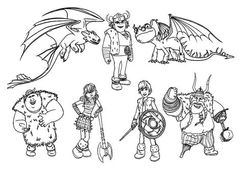 Desenhos De Como Treinar O Seu Drag O Para Colorir Pintar E Imprimir
