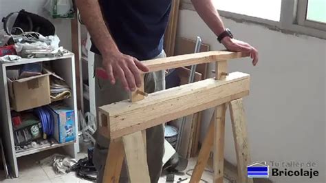 Cómo hacer un caballete o burra plegable con palet Bricolaje