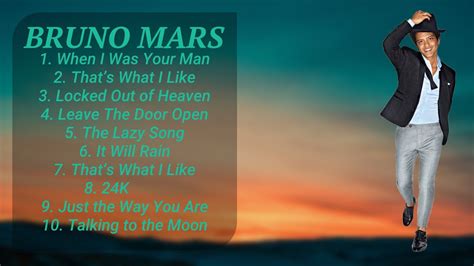 Bruno Mars Greatest Hits Full Album Music Mix Playlist Youtube