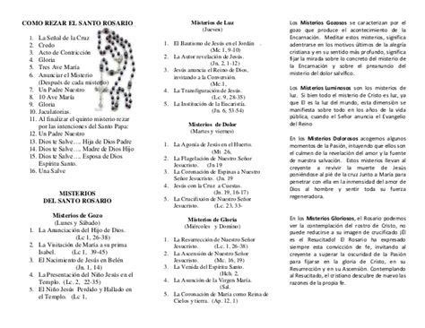 Santo Rosario Completo Para Imprimir Pdf Libby Martz