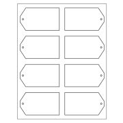 Template For Avery Printable Tags With Strings X