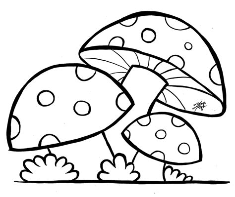 92 Coloring Pages Cute Mushrooms Latest Free Coloring Pages Printable