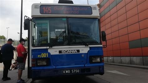 Scania CN113CLL PS001 MPK Kraków KLM 2020 Linia 145 YouTube