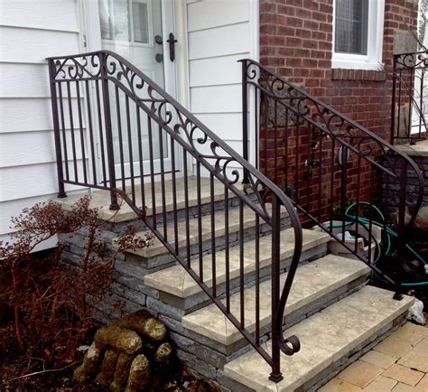 Wrought Iron Railing For Front Porch Steps At Nancy Henton Blog
