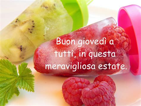 Buongiorno E Buon Gioved Estivo
