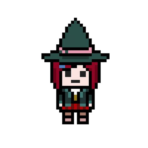 Pixilart Danganronpa Pixel Sprites By Noriko Pixel Art Grid Anime
