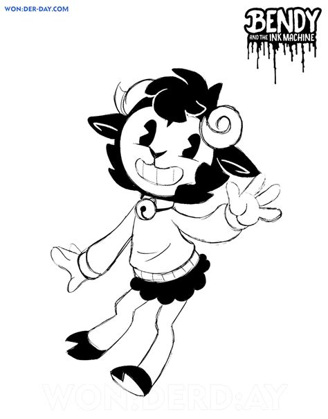 Dibujos De Bendy Para Colorear Y Imprimir WONDER DAY Dibujos Para