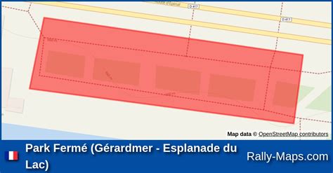 Mapa Harmonogram Profil Elewacji Park Fermé Gérardmer Esplanade